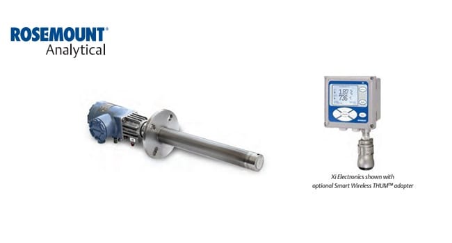 Rosemount Analytical's In Situ Flue Gas O2 Transmitter - 6888 - CrossCo
