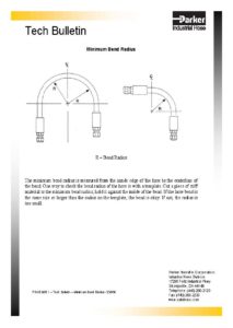 Minimum Bend Radius In Hose - CrossCo
