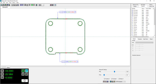 OGP MeasureFit Software | Cross Precision Measurement