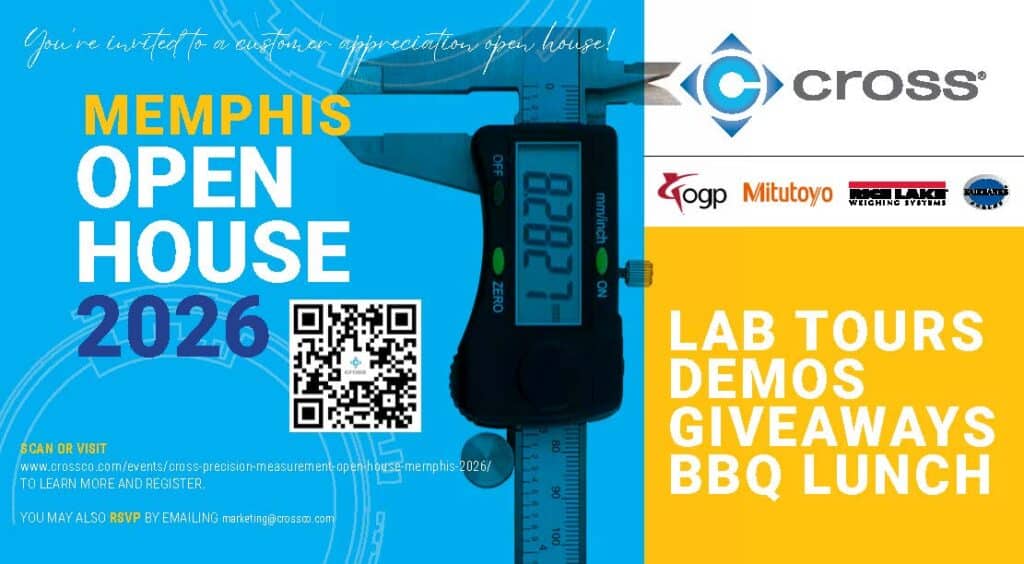Cross Precision Measurement Open House - Memphis 2026 - CrossCo
